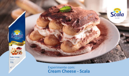 Tiramisú com delicioso Cream Cheese - Scala | MegaG Alimentos