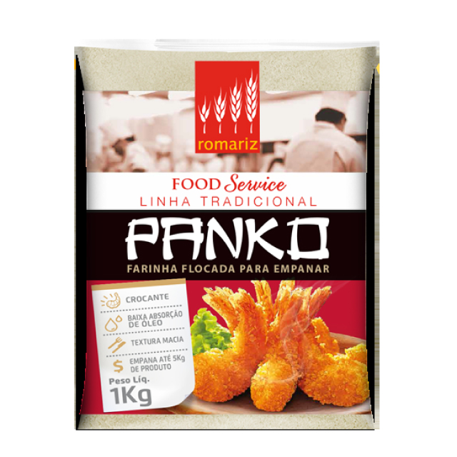 Farinha Panko Romariz 1Kg | MegaG Alimentos