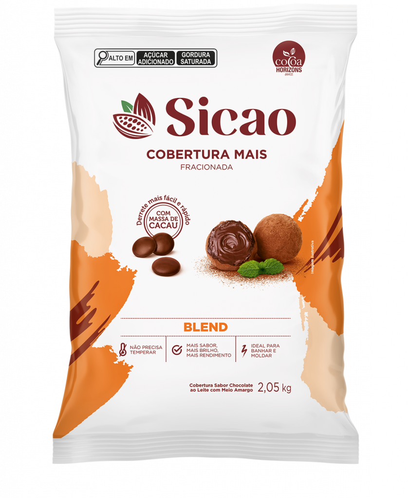 Cobertura Sicao Mais Blend Gotas 2,05kg | MegaG Alimentos